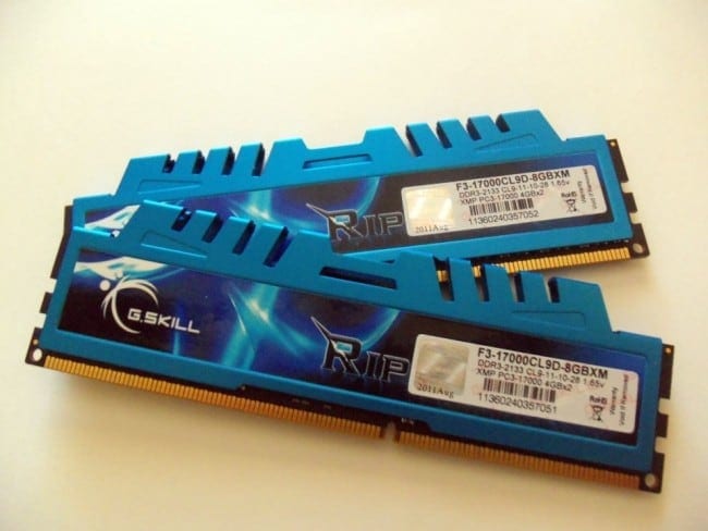 G.Skill Ripjaws X 8GB 2133 MHz DDR3 Dual Channel Memory Kit Review ...