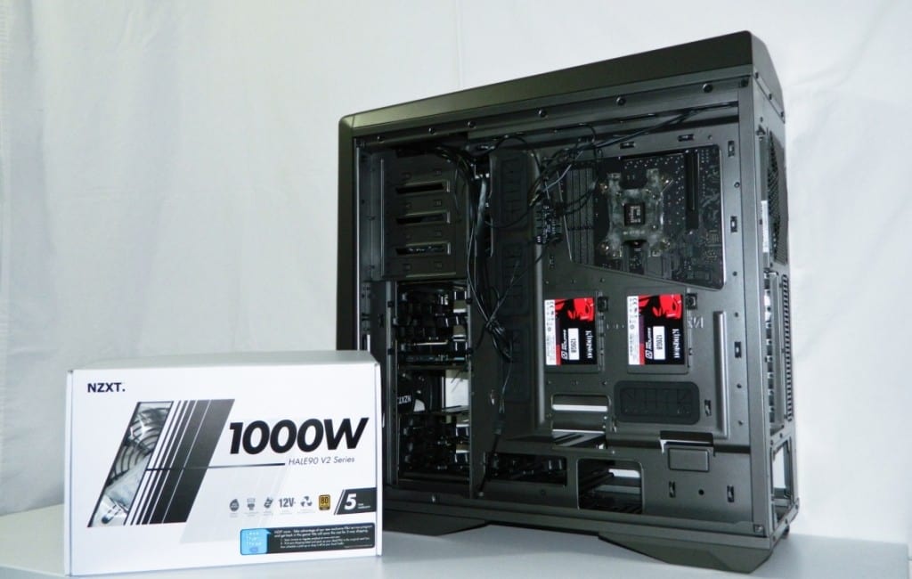 NZXT Phantom 630 Enclosure and HALE90 V2 1000W Modular Power Supply ...