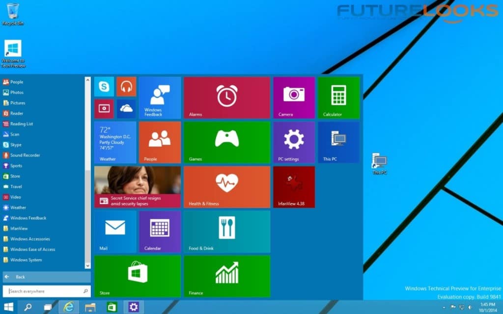 Five Things We Like (So Far) About Windows 10 – Futurelooks