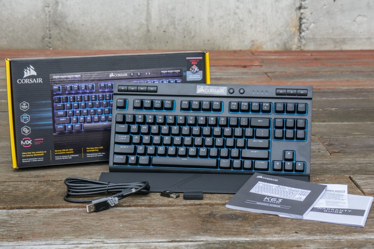 Corsair K63 Wireless Mechanical Keyboard Review – Futurelooks